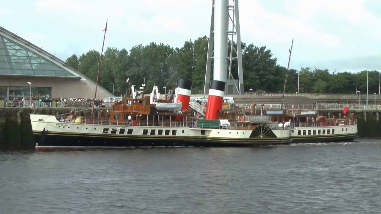 Paddling down the Clyde aboard the PS Waverley - YouTube
