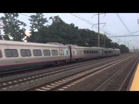 Acela Express train 2167 on Northbound Exp track - YouTube