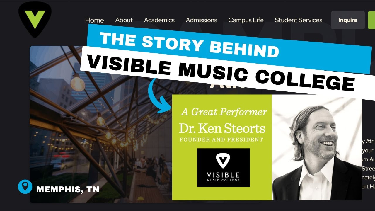 The Story of Visible Music College - with Found Dr.Ken Steorts - YouTube