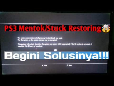 Solusi PS3 Mentok Restoring Sistem | PS3 Solution Stuck Restoring System - YouTube
