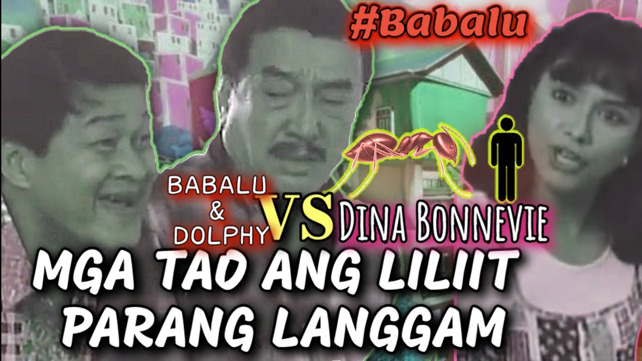 MGA TAO ANG LILIIT PARANG LANGGAM | Babalu & Dolphy | FAST-CUT - YouTube