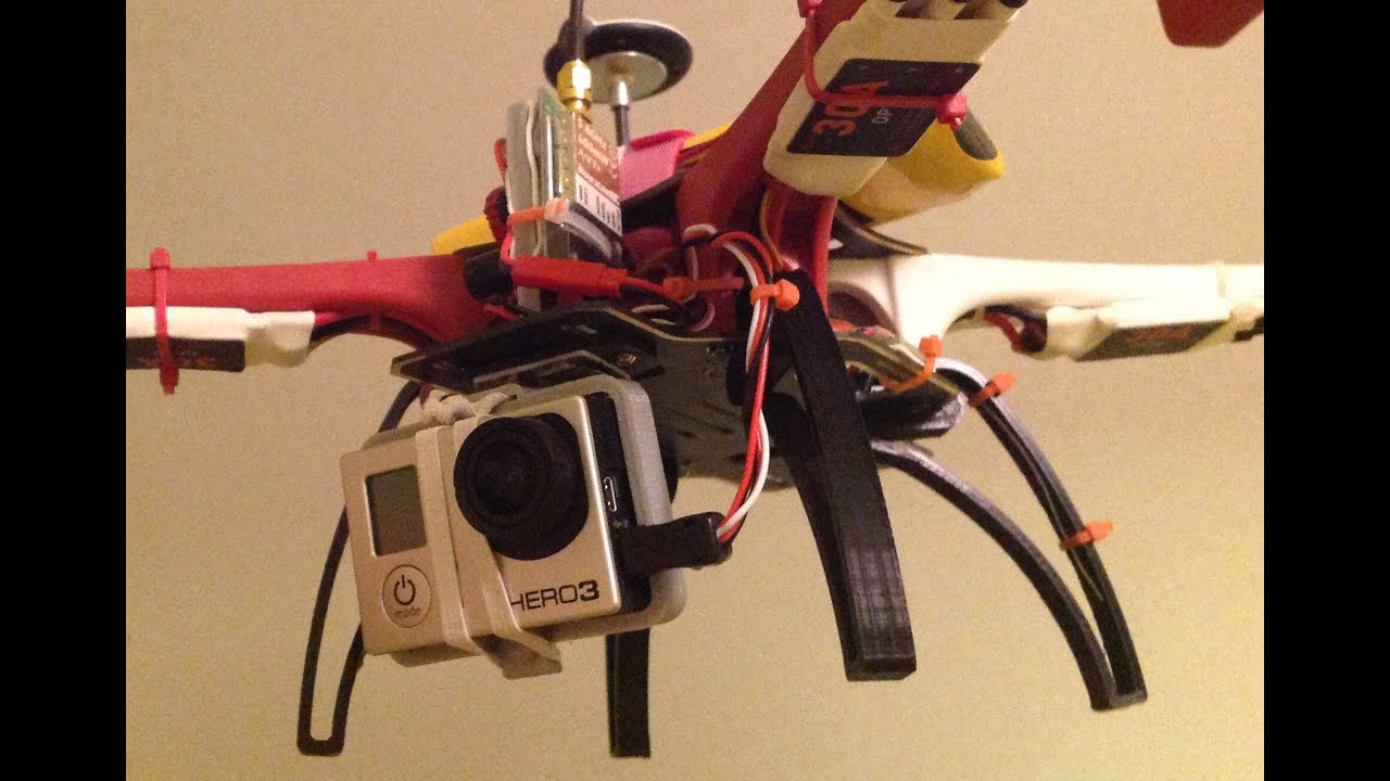 New kind of 3D printed legs for the DJI F450 - YouTube