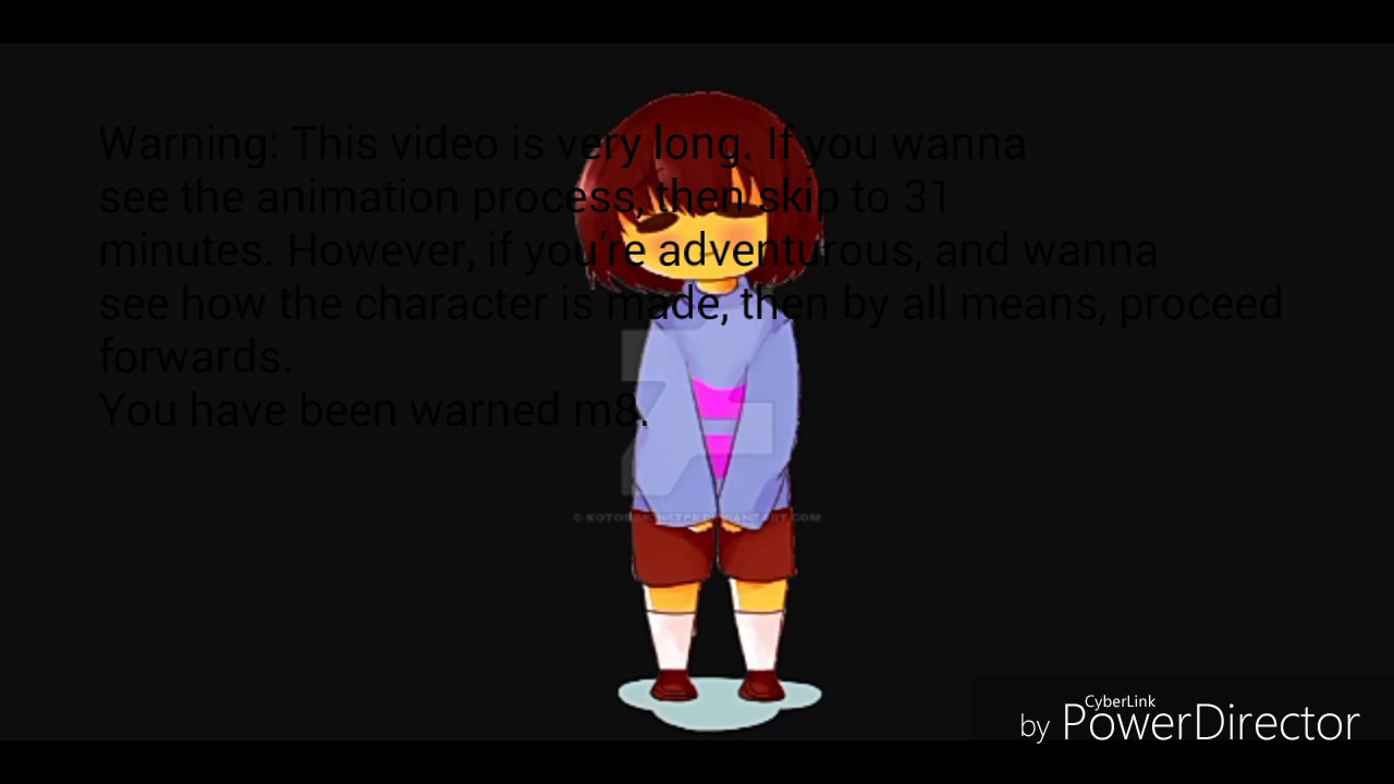 Frisk animation: Undertale - YouTube