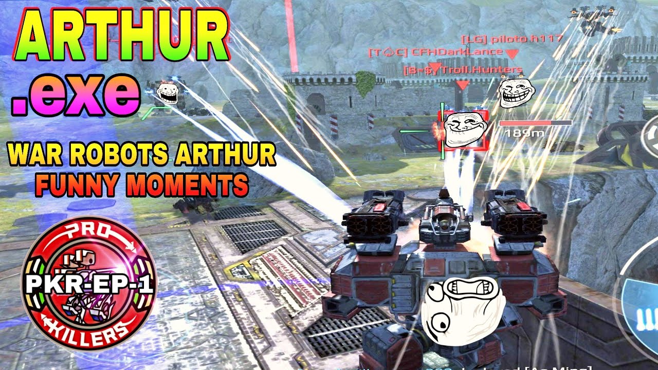 Arthur .exe | PRO KILLERS | War Robots Funny Video - YouTube