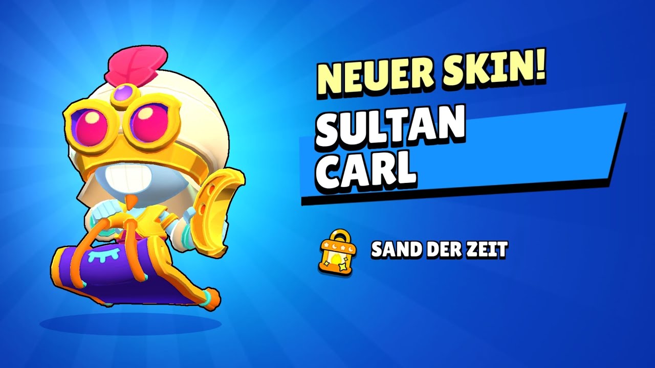 Brawl Stars Sultan Carl + exclusive Pin, Spray and Player Icon Unlocked ...