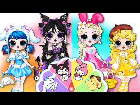 Get Ready for the Most EPIC Sanrio Fashion Challenge For Disney Princess & Wednesday