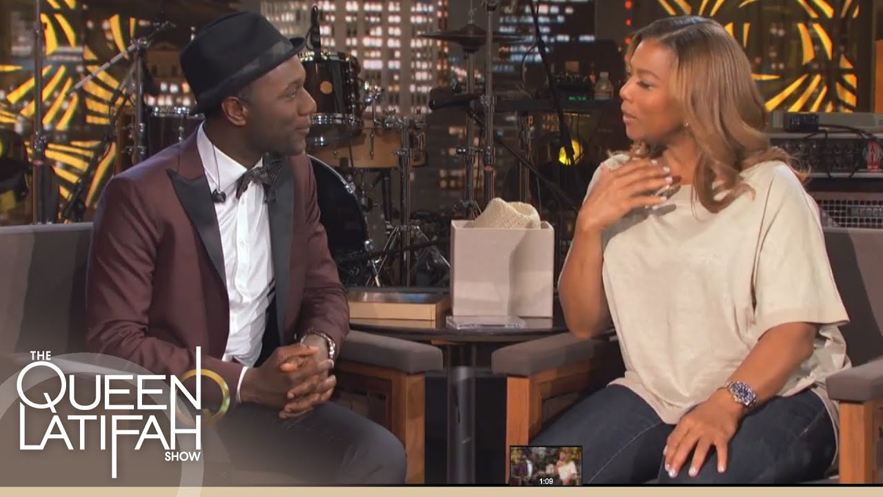 Aloe Blacc Freestyles Out To Break on The Queen Latifah Show - YouTube