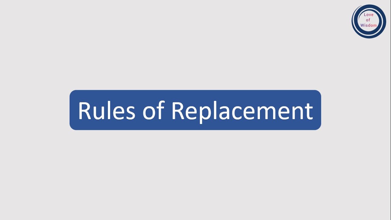 Formal Proof Of Validity Rules Of Replacement YouTube Formal Proof Of Validity Rules Of Replacement YouTube