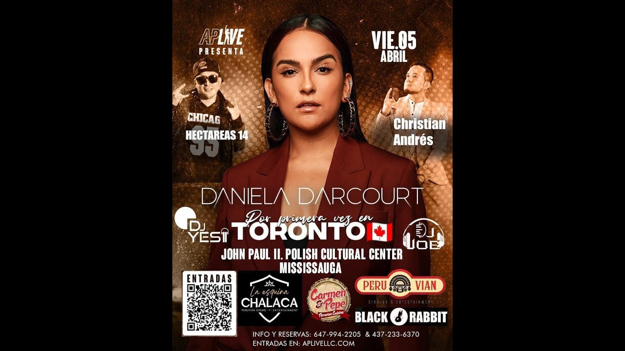 De mi enamorate - Daniela Darcourt (Toronto-Live) - YouTube