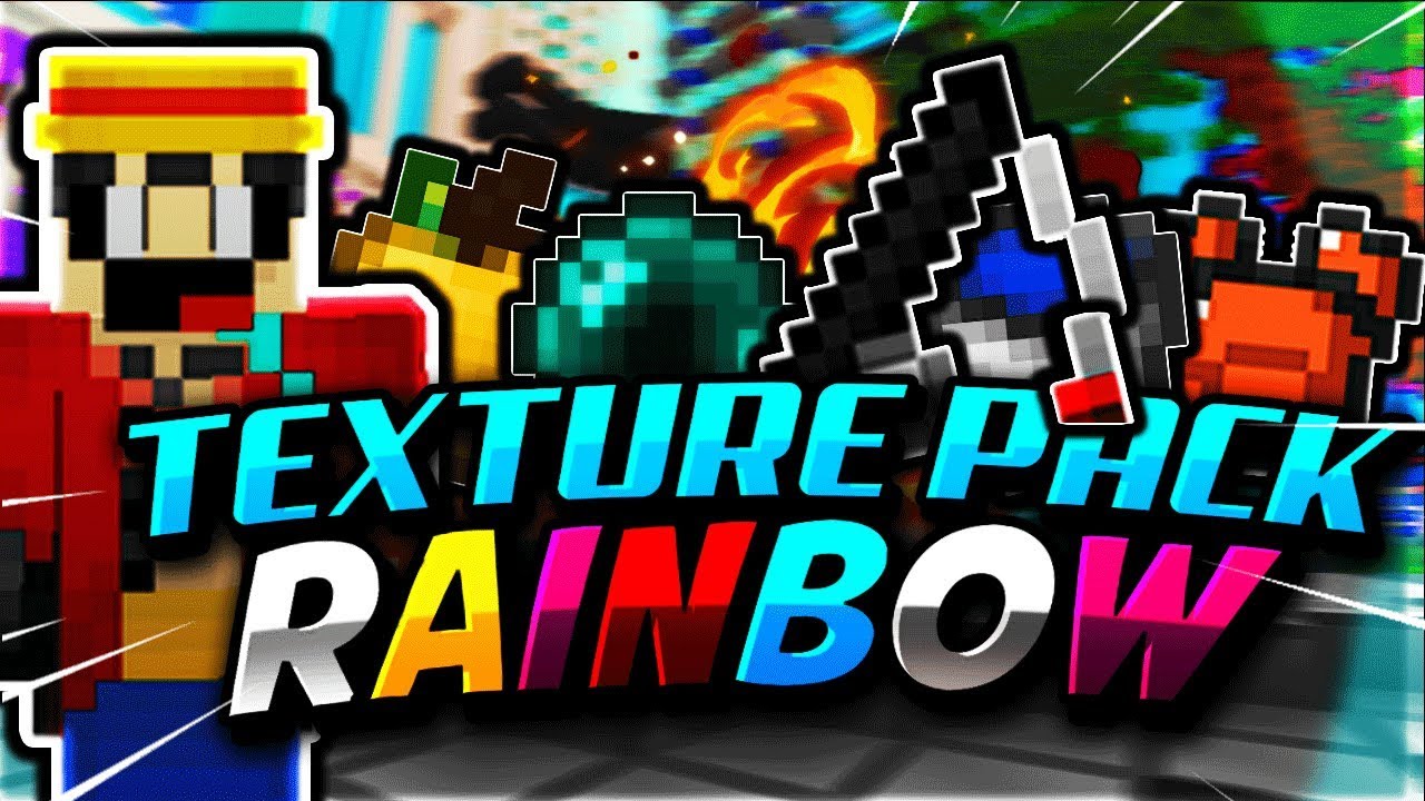 ⭐️ RAINBOW PACK FULL FPS 16X16🔥 | ¡EL MEJOR TEXTURE PACK PARA MINECRAFT ...