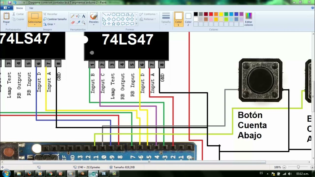 Cómo hacer un Contador en Display 7 segmentos con Arduino Parte 4 - YouTube