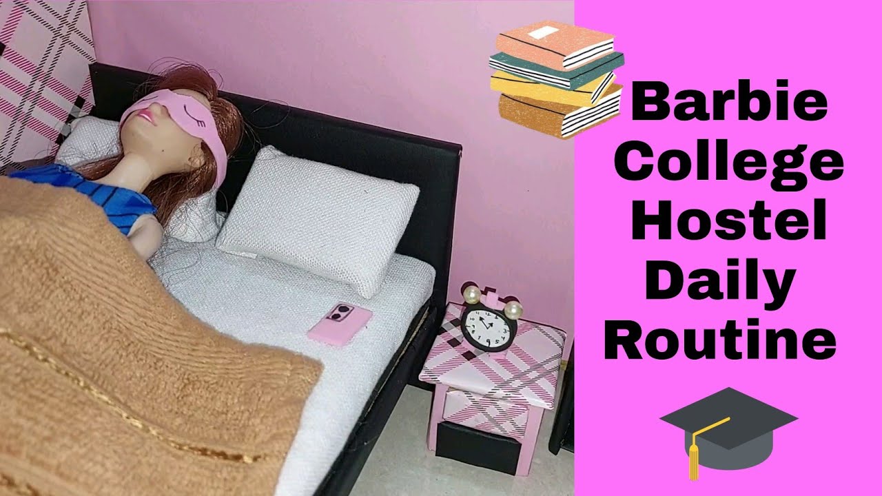 Barbie College Hostel Life Daily Routine | Barbie Stories |Barbie doll ...