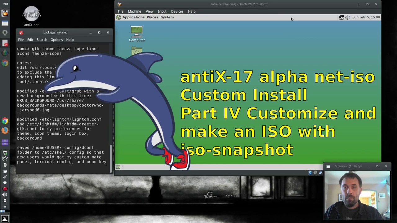 Build a Custom antiX-mate install, Part V - make your own custom iso ...