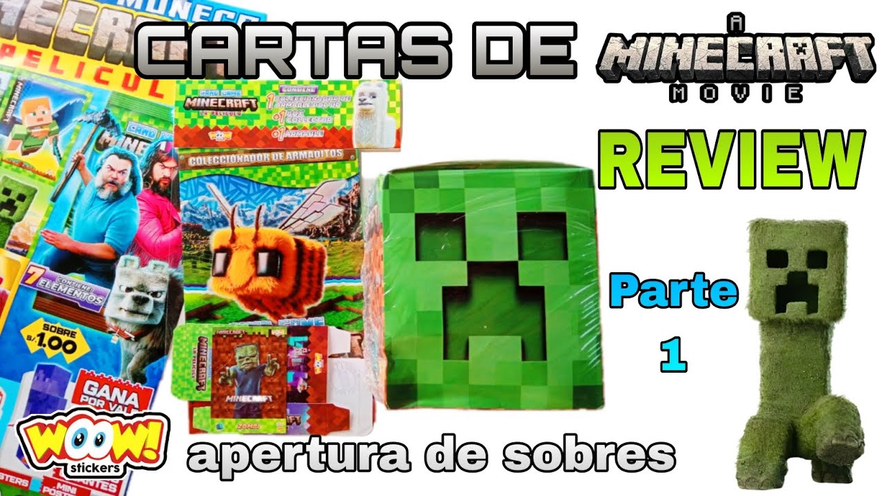 Conseguí la nueva colección de cartas de Una película de Minecraft ...
