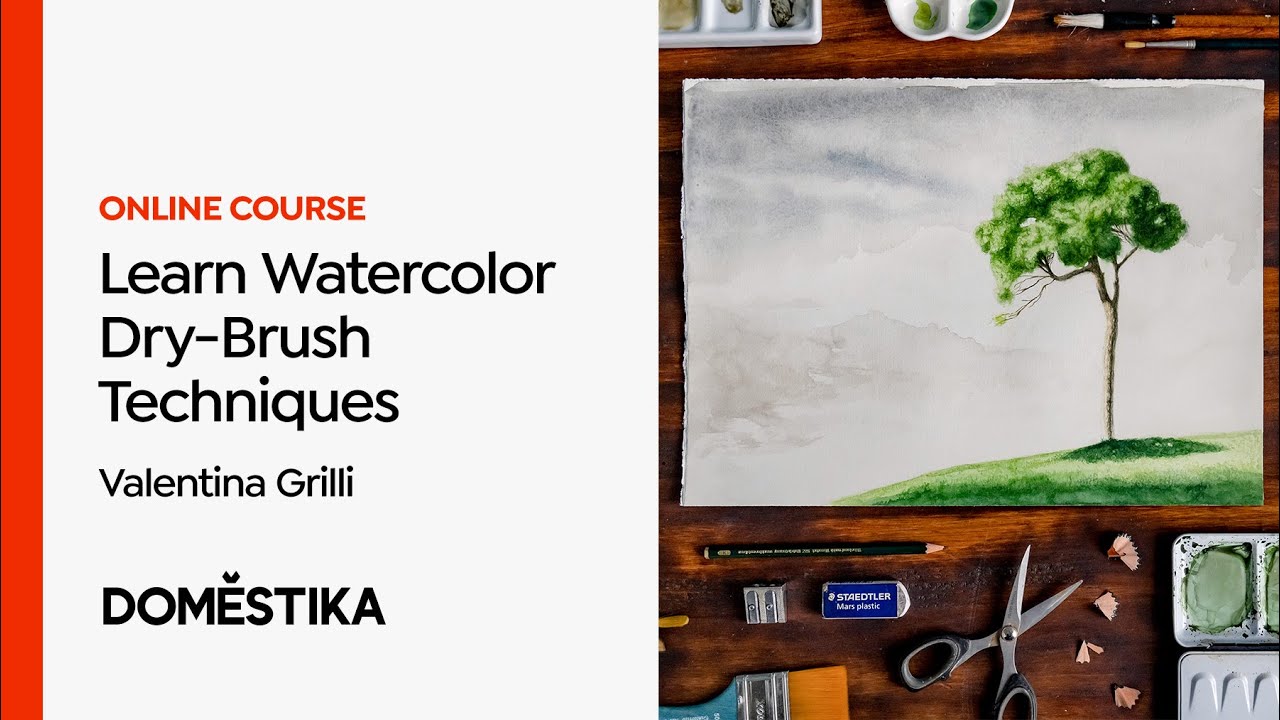 Watercolor Painting: Explore Dry Brush Techniques - Course by ...