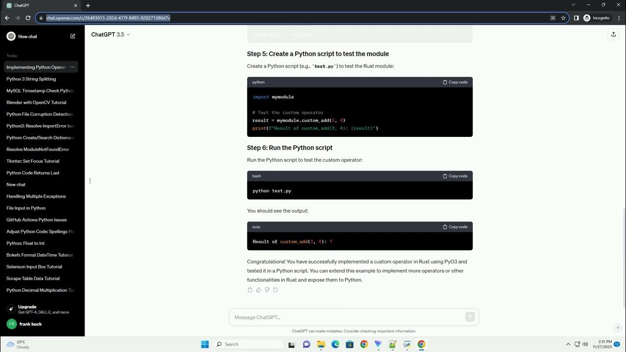 How Can I Implement Python Operators In Pyo3 Youtube