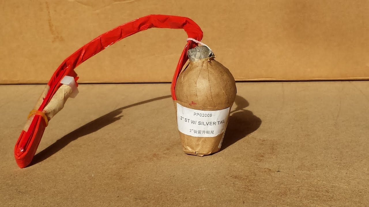 2" Titanium Salute with Silver Tail Shell (PP02009) - Privatex Pyro ...