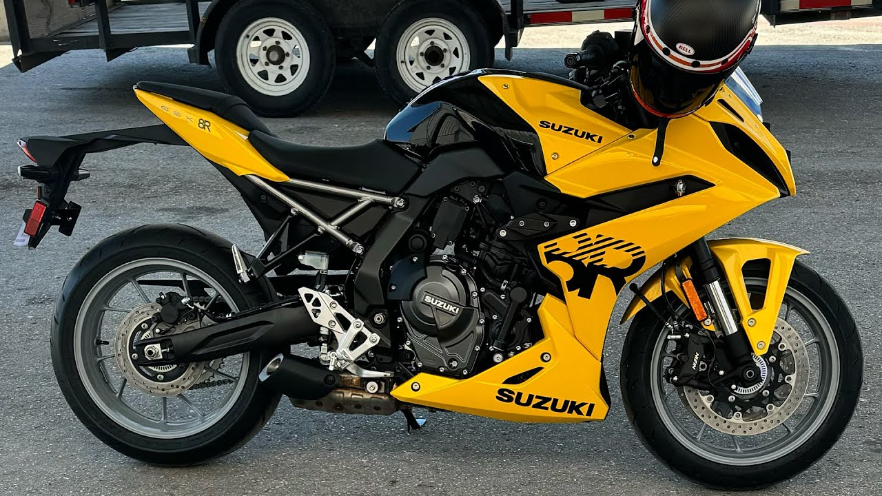 First Person Riding Through Austin, Texas on a 2024 Suzuki GSX-8R - YouTube