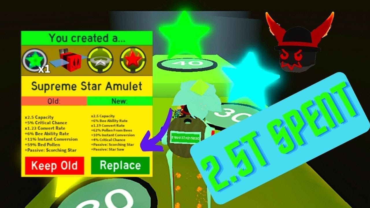 Bee Swarm Simulator - Spending 2.5 TRILLION Honey For Perfect Red Star ...
