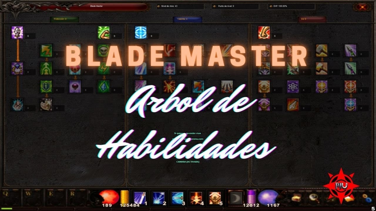 Mu Online: COMO SUBIR ARBOL DE HABILIDADES DEL BLADE MASTER (BM) - YouTube