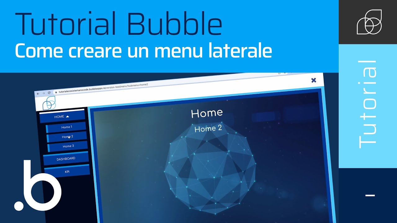 Bubble.io Tutorial (Italiano): Crea un menu di navigazione per la tua ...