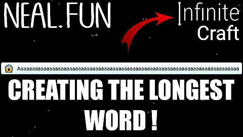 Infinite Craft : Longest Word / Sentence - YouTube