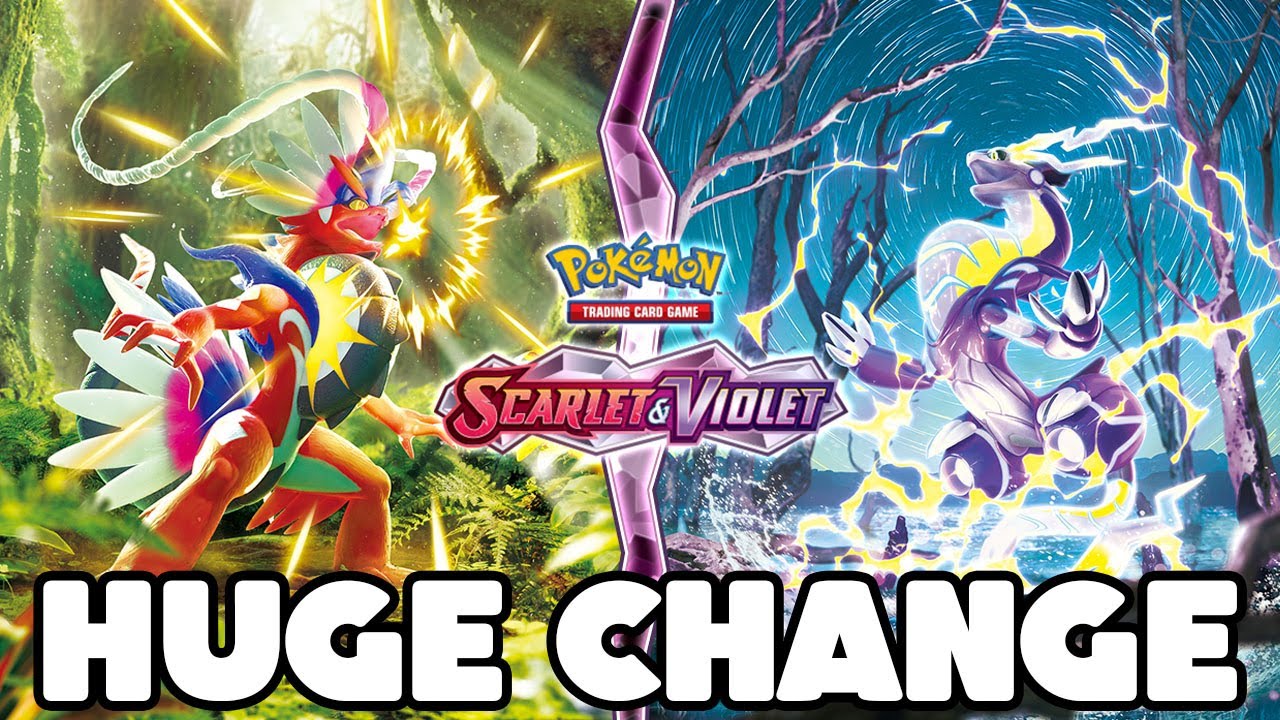 Pokemon TCG gets rid of Yellow Borders & Three Foils Per Pack!! - YouTube