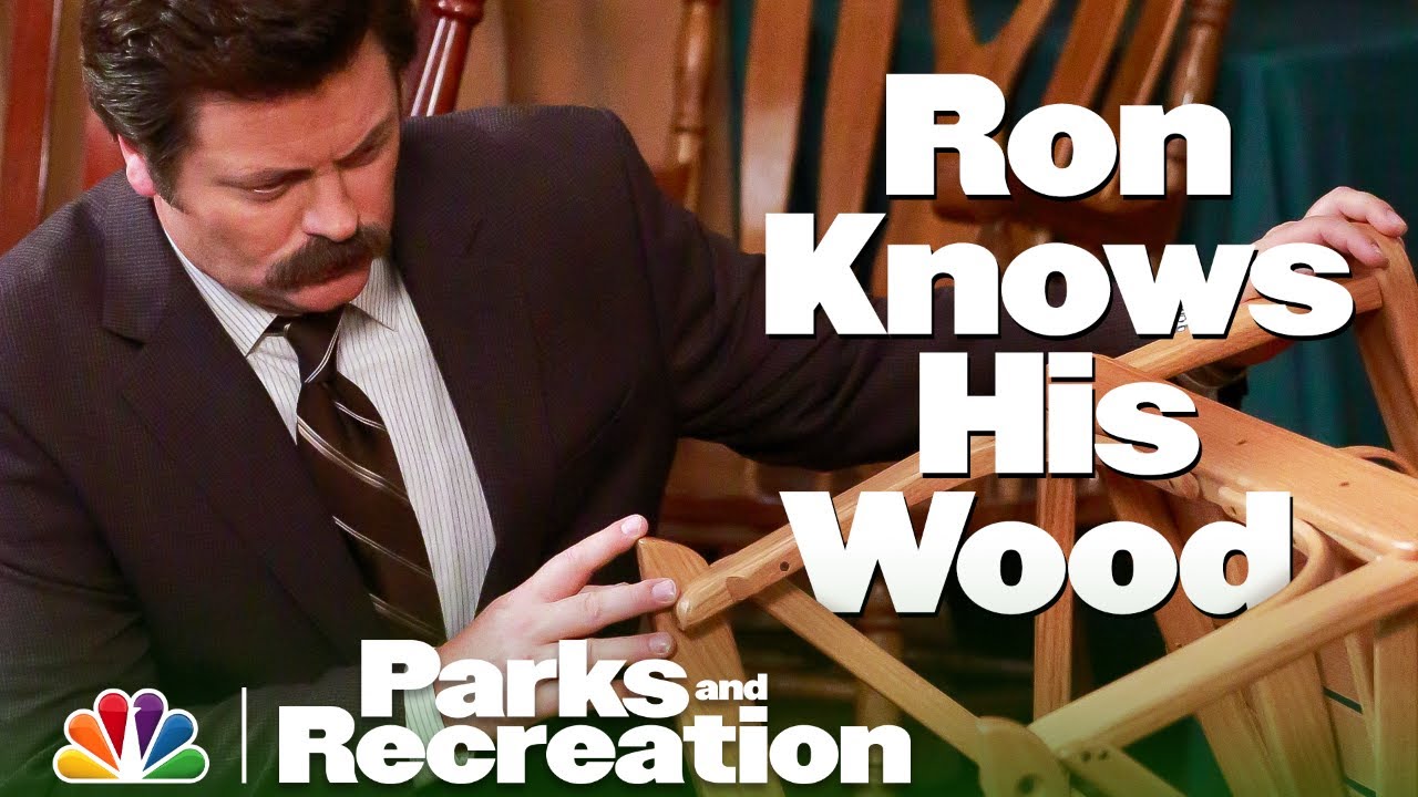 Ron Swanson Is a Man of the Wood - Parks and Recreation - YouTube