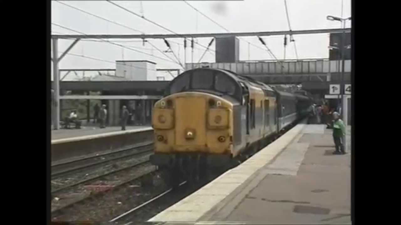 Class 37s on Holyhead Trains in the West Midlands Part 2 - YouTube