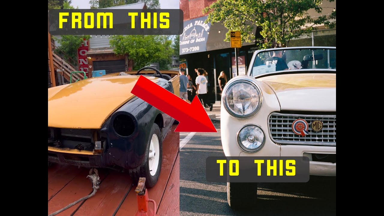 1977 MG Midget build - YouTube