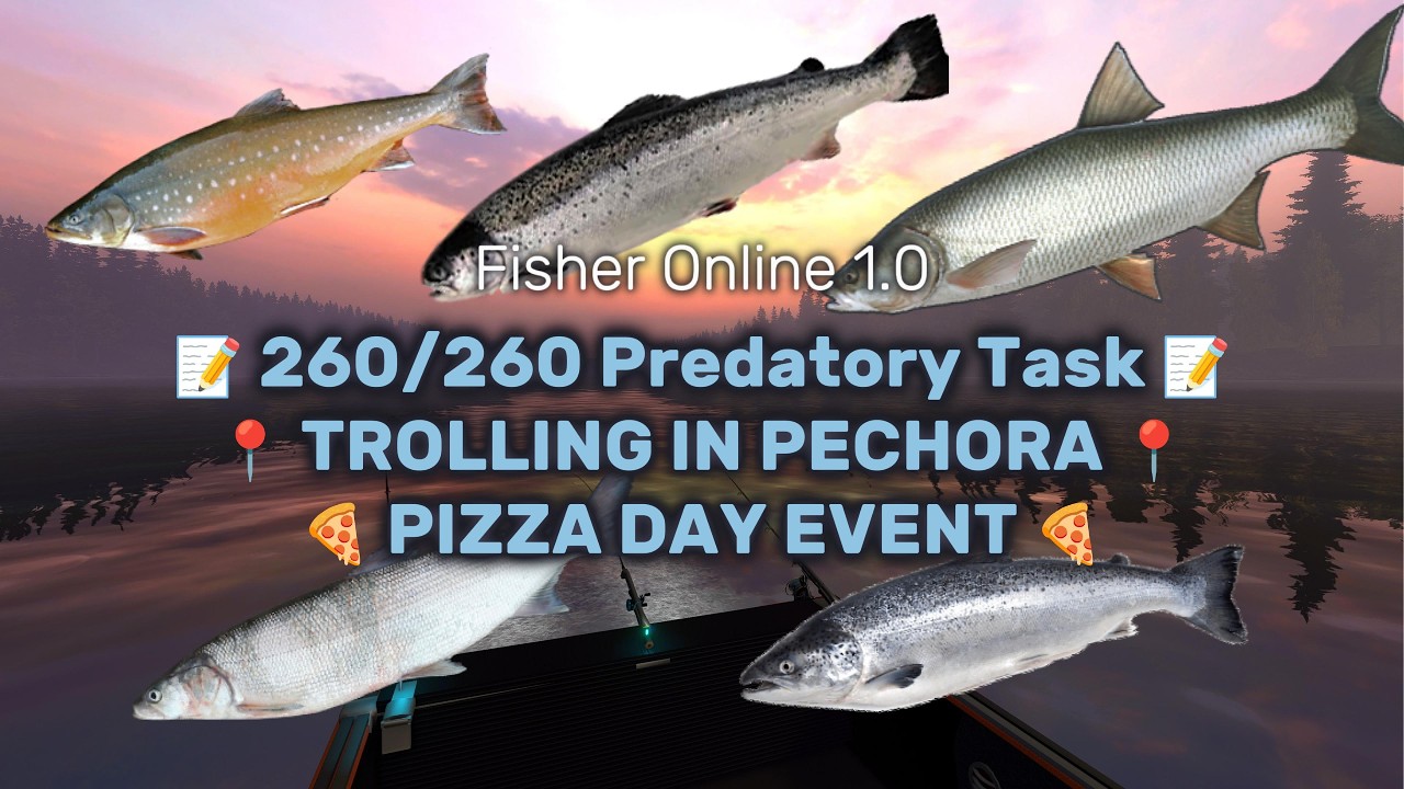 Predatory fish 🐟 TROLLING in Russia: r. Pechora | 🍕 Pizza Event Tips ...