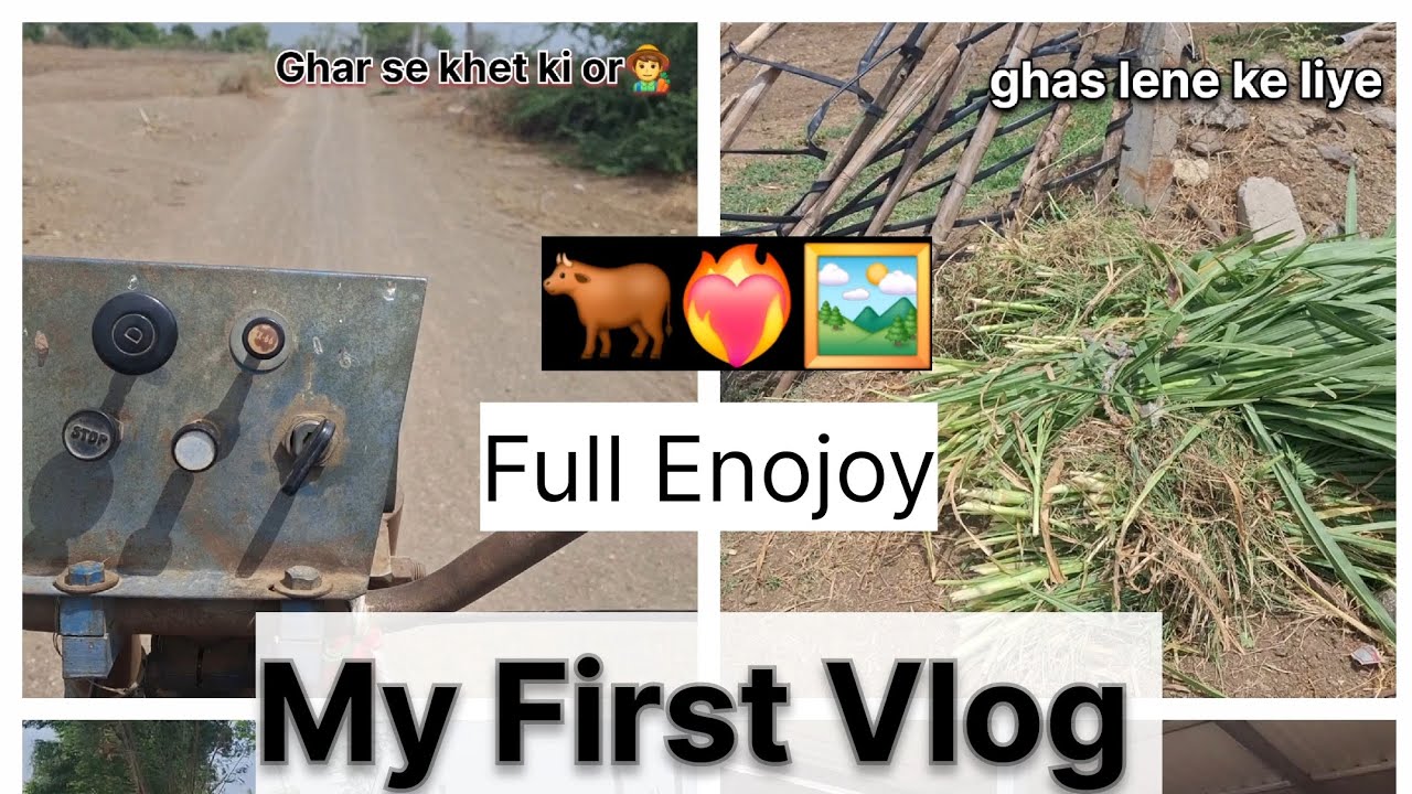 MY FIRST VLOG || FULL ENJOY IN FRAM - YouTube