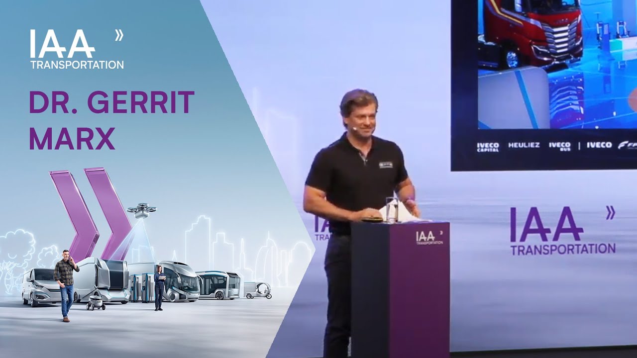 Keynote by Dr. Gerrit Marx (CEO, Iveco Group) | IAA TRANSPORTATION 2022 ...