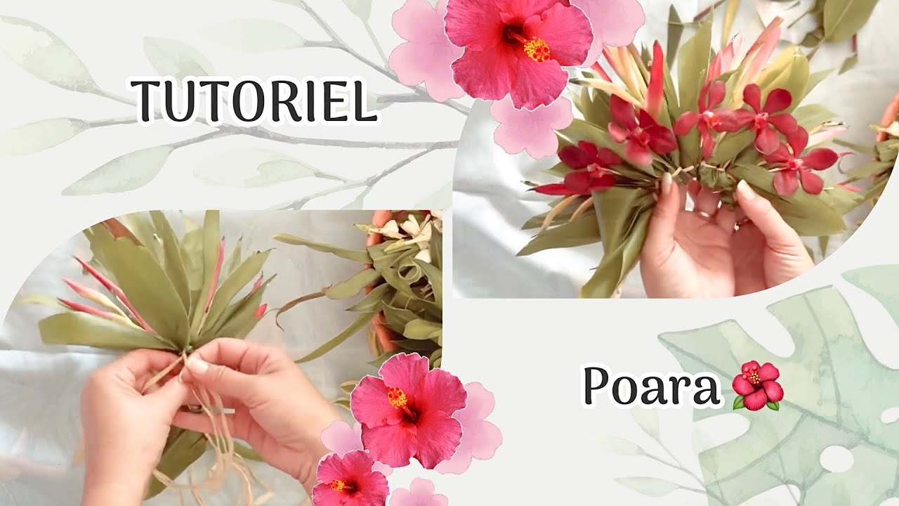 [Moana Voyages] - 2 façon de faire un POARA 🌺 - YouTube