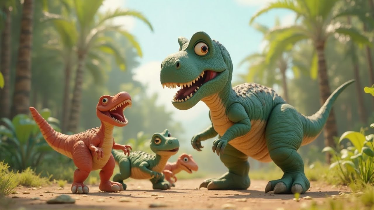Dino Stomp & Roar - Fun Dinosaur Dance & Sing Along for Kids - YouTube