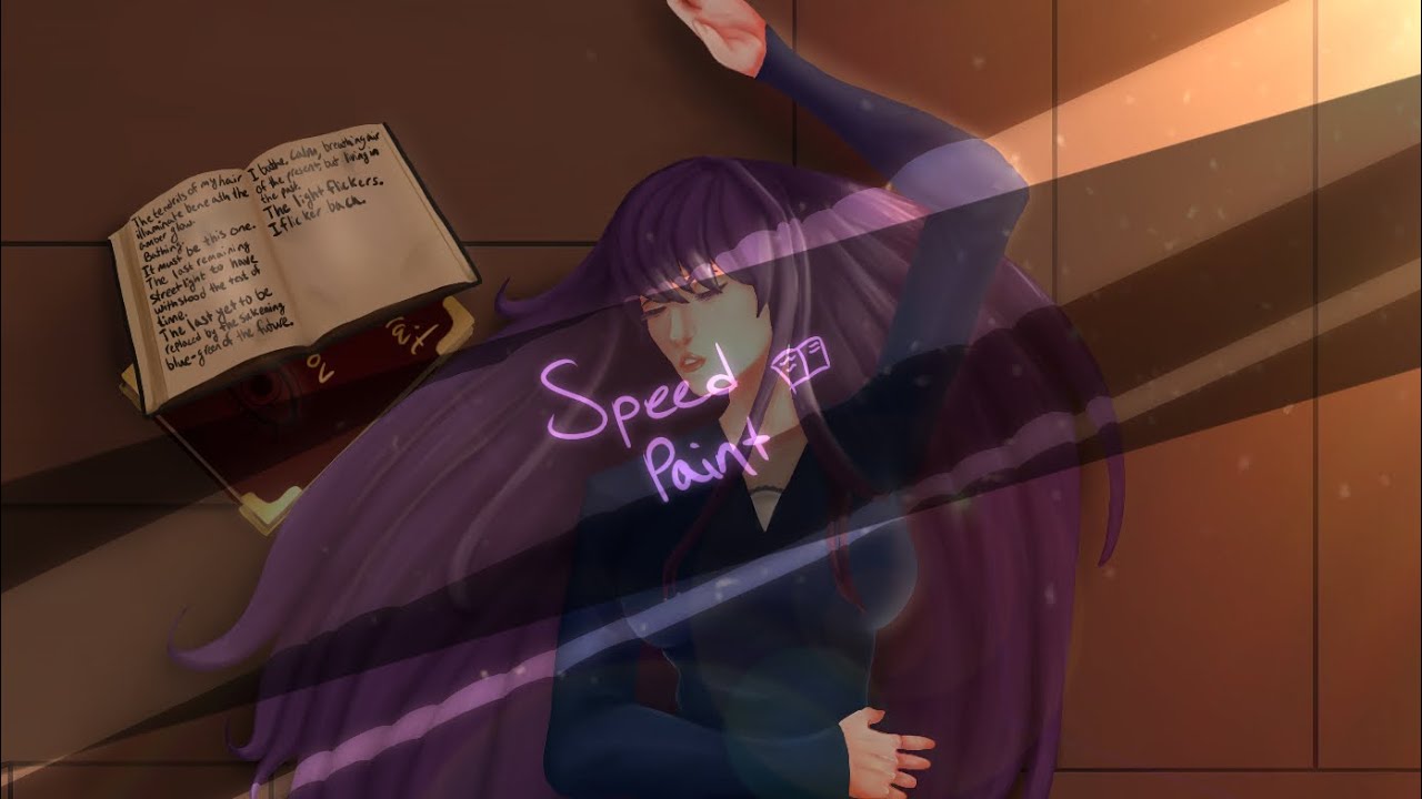 “A Rest in the Clubroom,” [bl**d warning] [DDLC Speedpaint] - YouTube