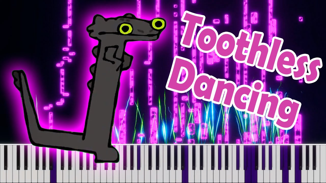 Toothless Dancing MIDI - Driftvel City Crazy Piano sound - YouTube
