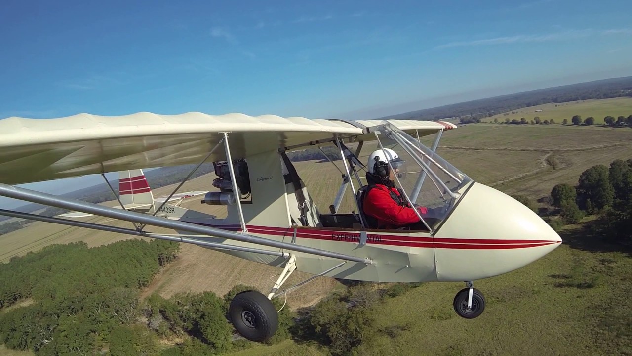 Challenger Landing in Farm Field - YouTube