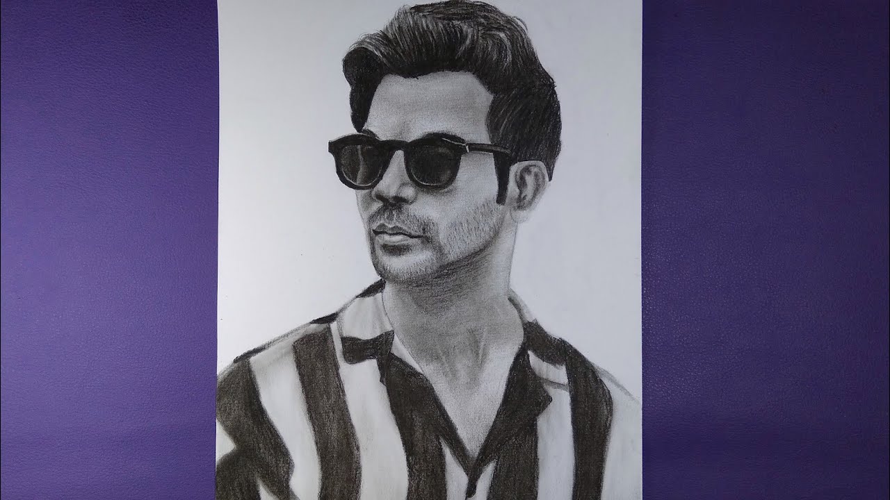 Rajkumar Rao drawing ☺️ - YouTube