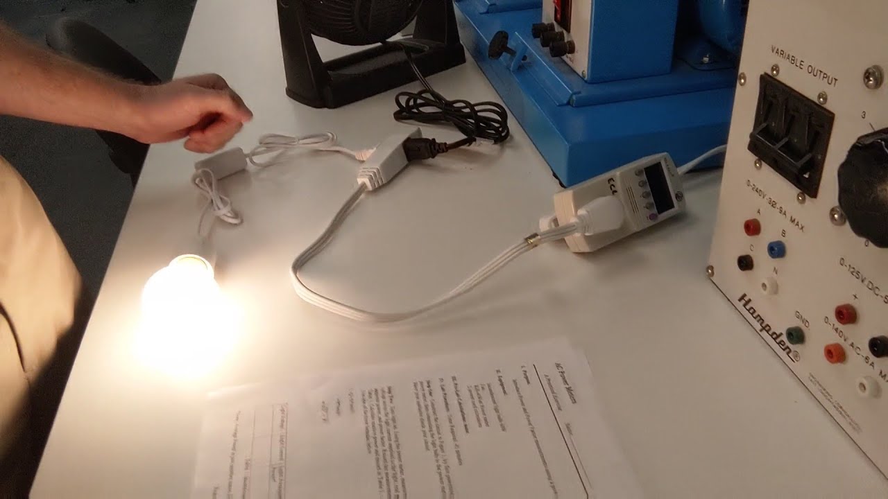 AC Power Meters Lab Readings - YouTube