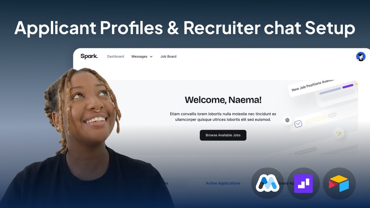 How to Build Applicant Profiles & Chat Features in Memberstack ...