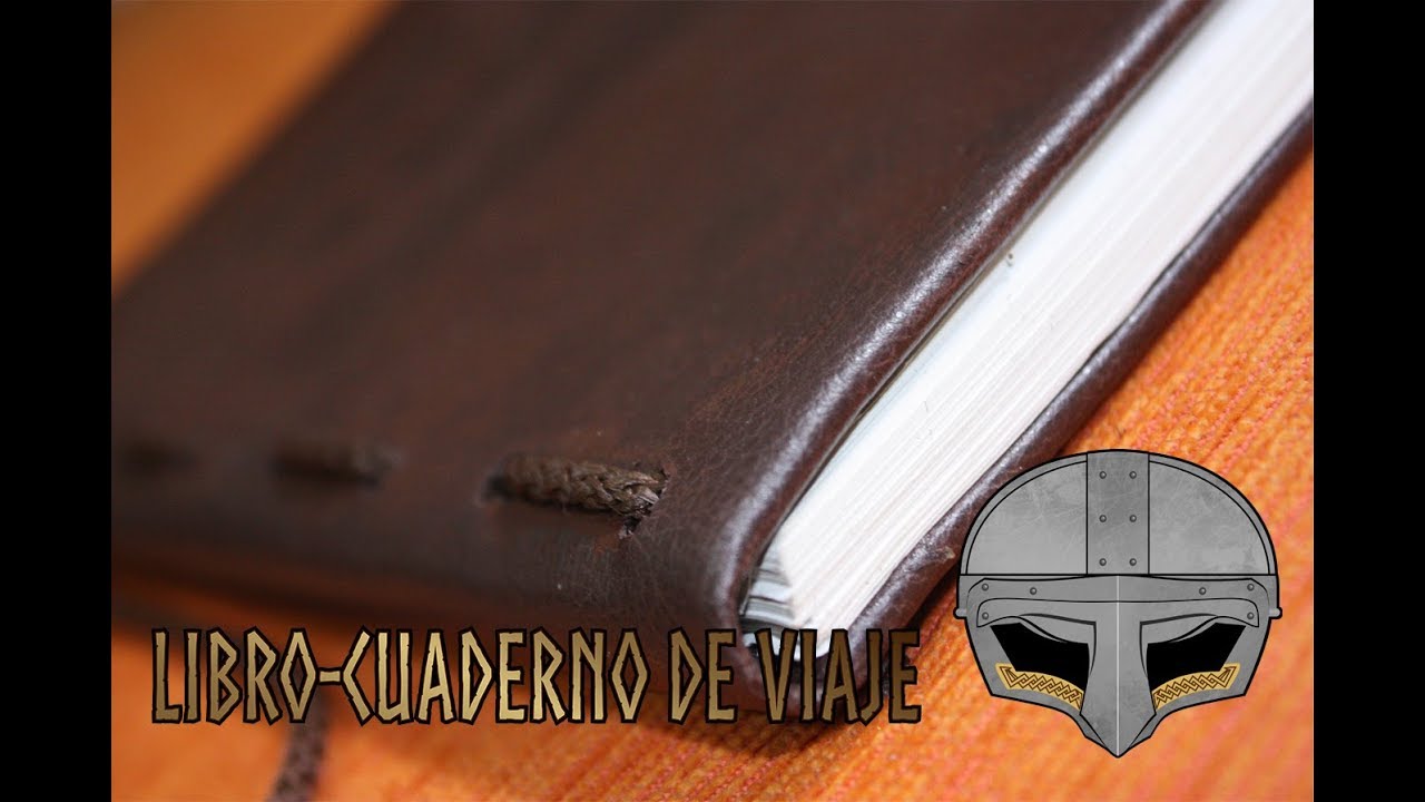 Cómo hacer un libro o cuaderno de viaje con papel, cartón y polipiel ...