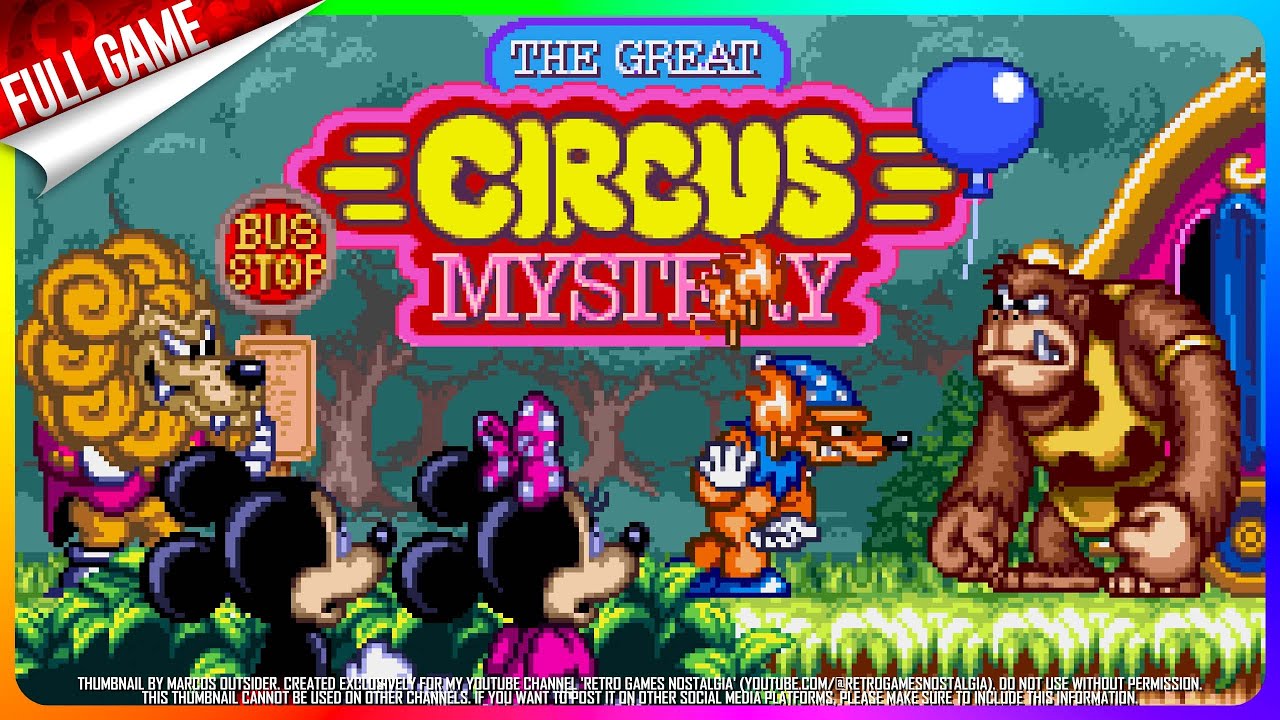 The Great Circus Mystery (Sega Genesis - US) Longplay - YouTube