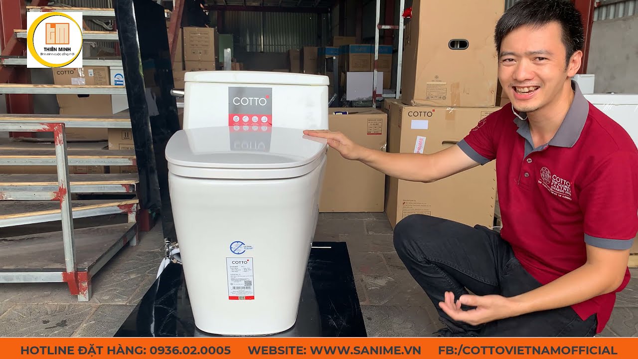 Đập hộp bàn cầu COTTO C101907 - Hercules Curve | Nghĩa xí bệt #9 - YouTube