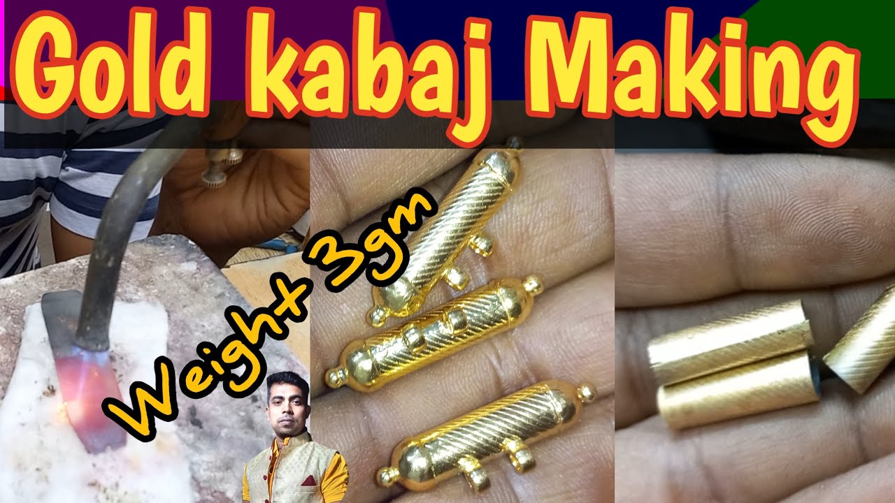 Gold kabaj Making।। Gold Amulet Design।। How To Make Gold Tabij ।। # ...