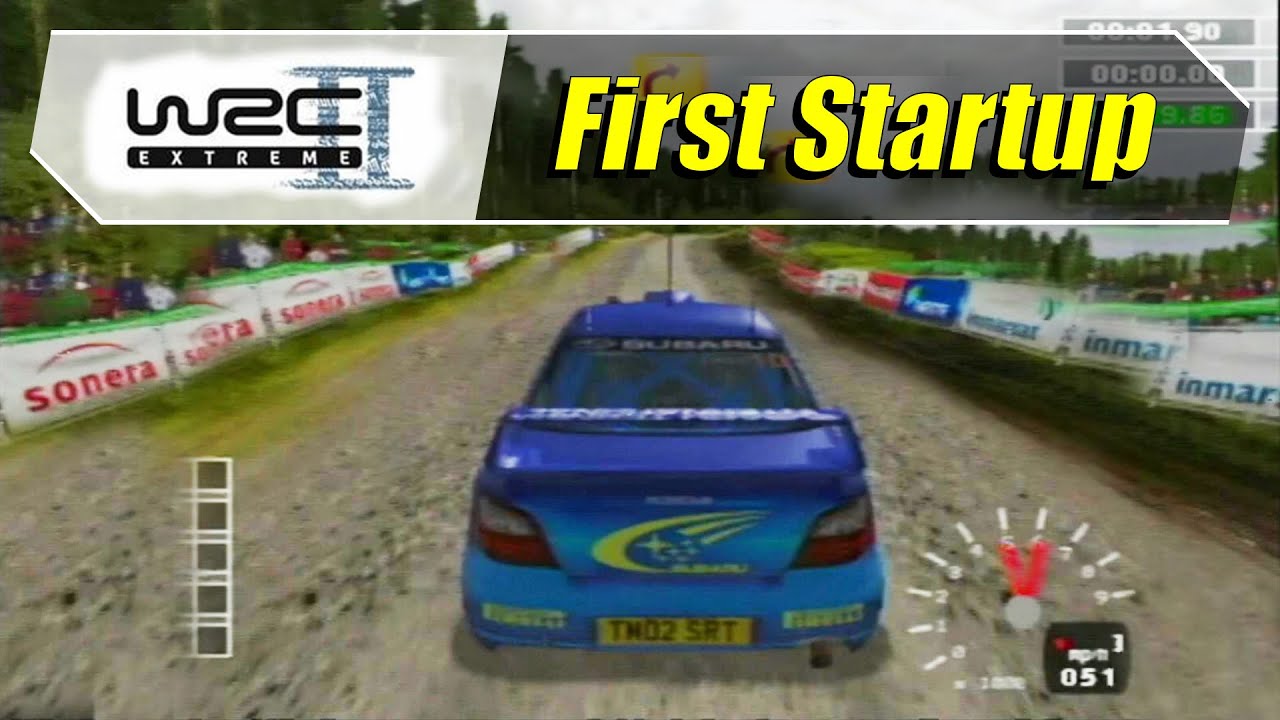 WRC 2 Extreme (PS2) - First Startup (1080@60) - YouTube
