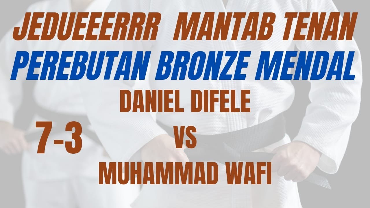 PEREBUTAN BRONZE MEDAL KUMITE PA -75KG PA || DANIEL DIFELE (SKH) VS ...