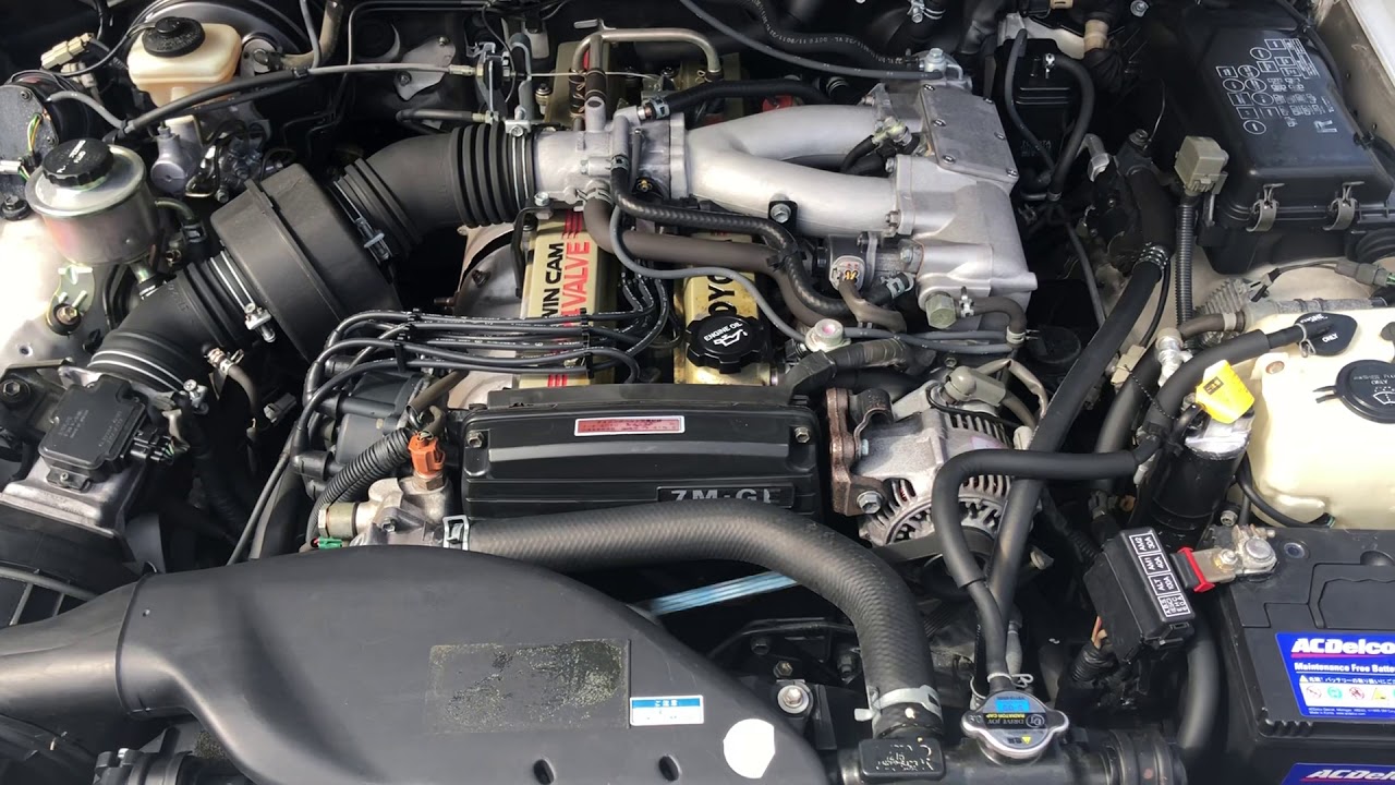 Работа двигателя 7MGE, Toyota Crown MS137 - YouTube