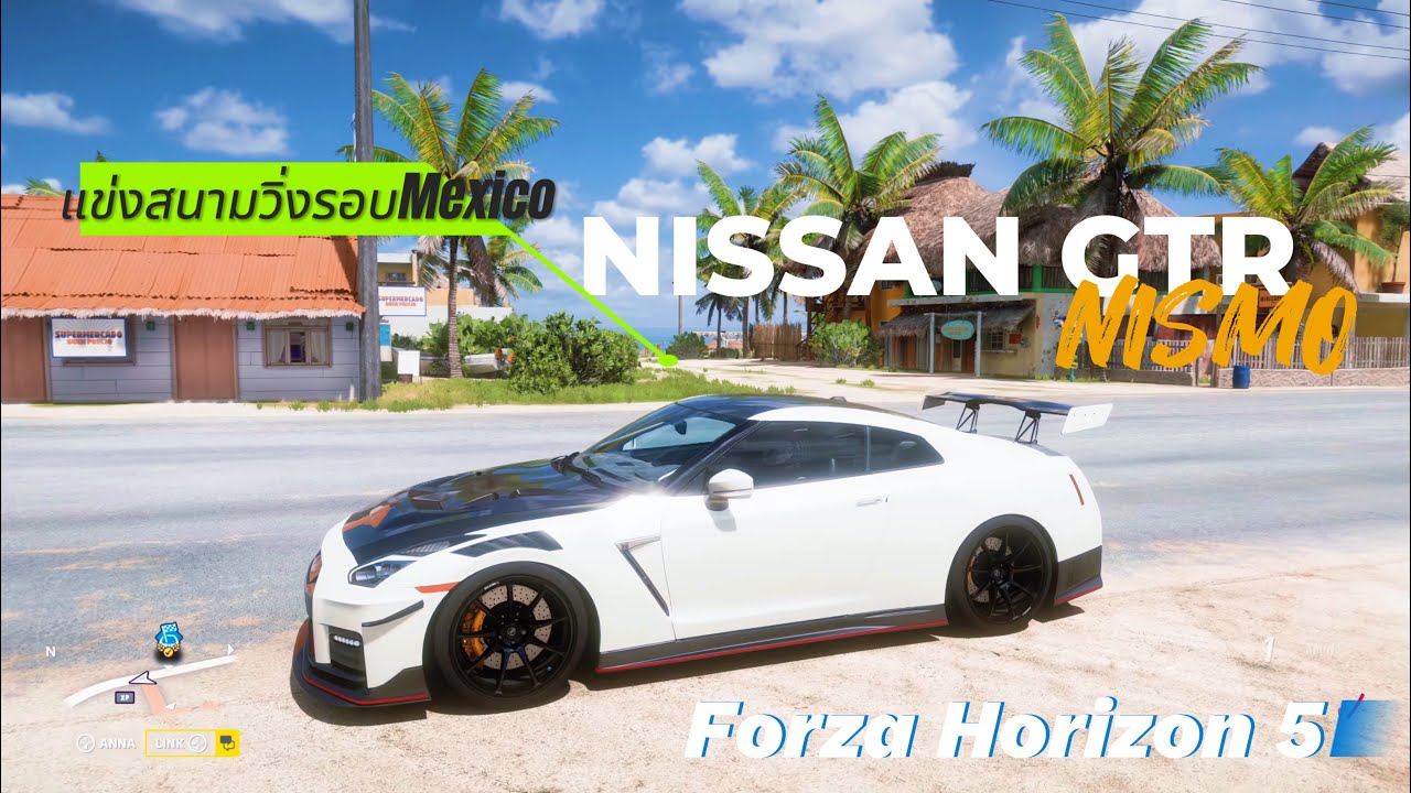NISSAN GTR NISMOแข่งสนามวิ่งรอบ Map Maxico // Foza Horizon5 (4k Extreme ...