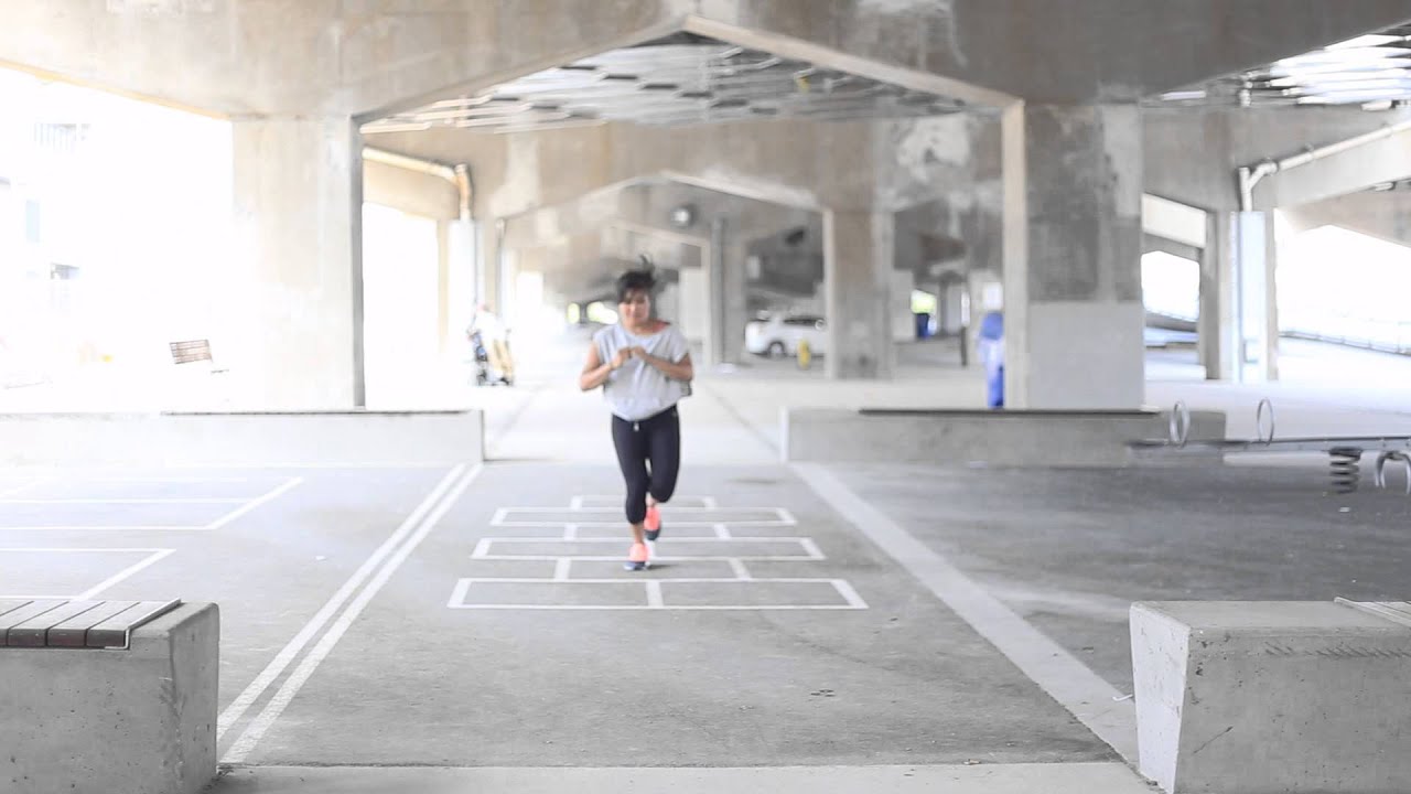 Hop Scotch Exercise - YouTube
